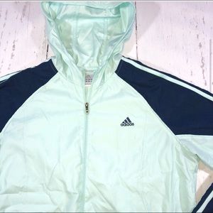 Women Blue Adidas Track Jacket on Poshmark